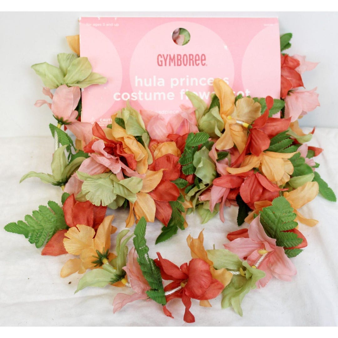 2005 Hula Princess 4pc Flower Lei Set Tropical Girl Dress up Costume - Etsy