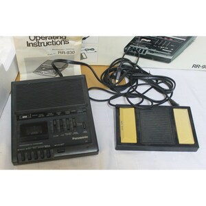 VTG Panasonic Microcassette Transcriber RR-930 Foot Controller Tape ...