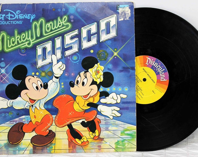 Walt Disney Productions 1979 Disco Mickey Mouse LP Record - Etsy