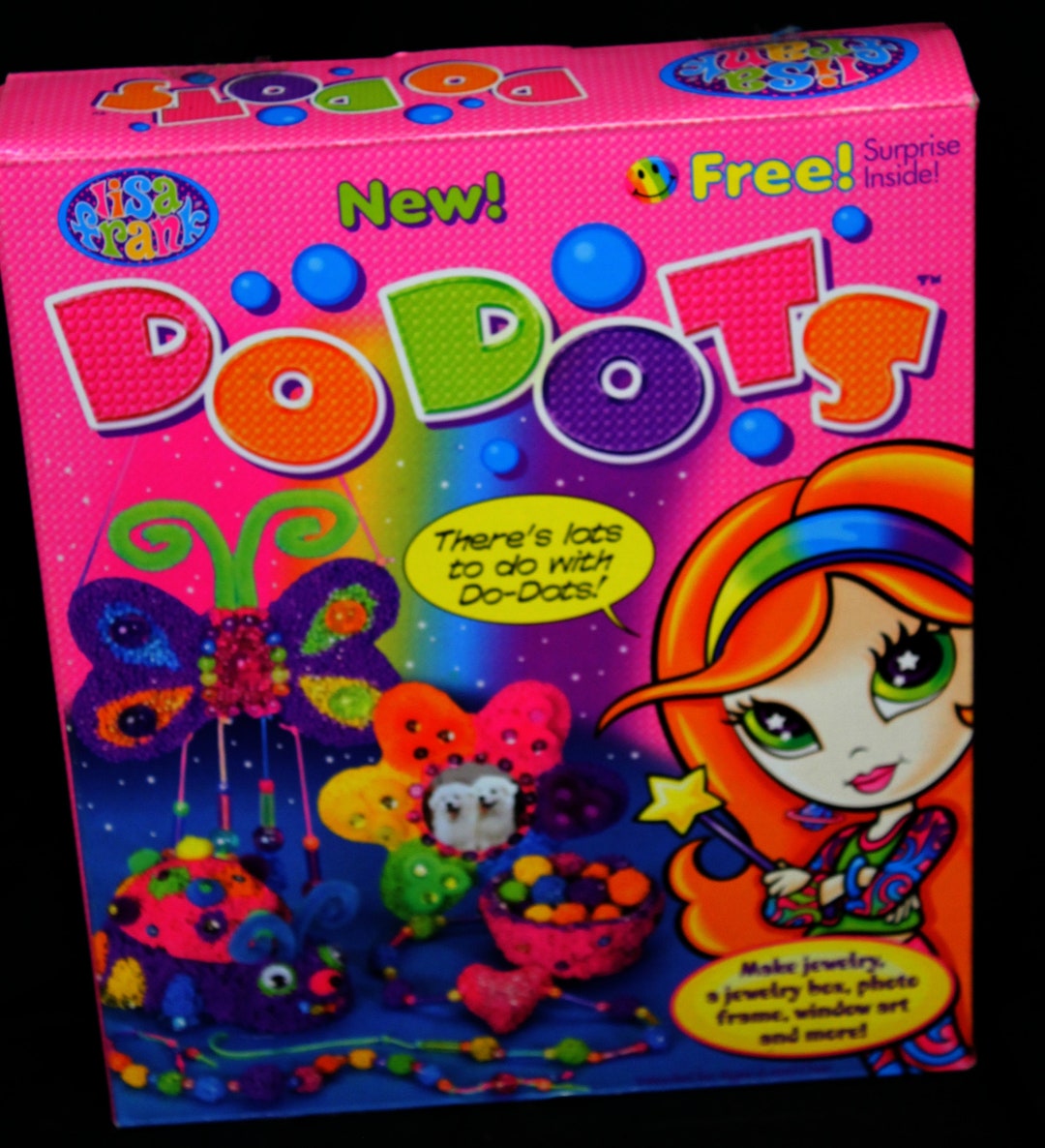 New Lisa Frank Do Dots Craft Kit Jewelry Photo Frame Window - Etsy
