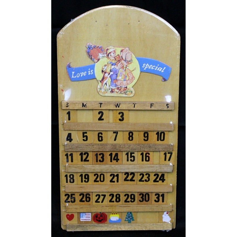 1980s Calendar - Etsy