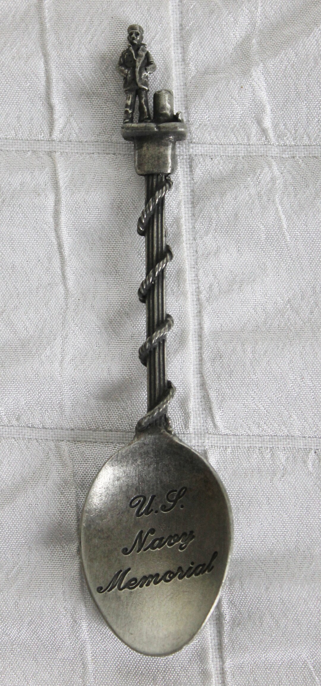 Pewter US Navy Memorial Washington DC Souvenir Spoon - Etsy