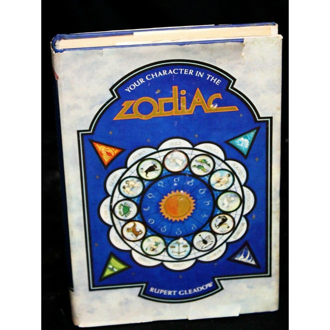 Vtg 1968 Your Character in the Zodiac by Rupert Gleadow Hardback Book ...