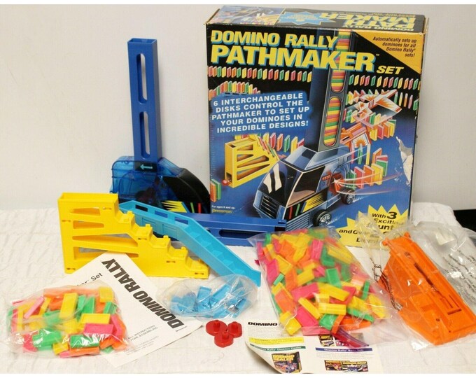 Vintage Domino Rally Extreme Set Board Game 1992 - Etsy