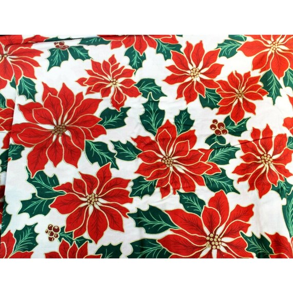 Fabric Poinsettia Template
