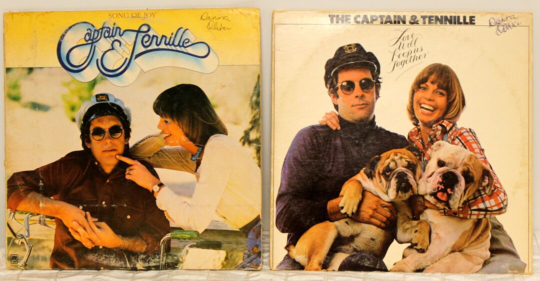 2 VTG 1960s Captain and Tennille Albums Song of Joy Records Vinyls Pop ...