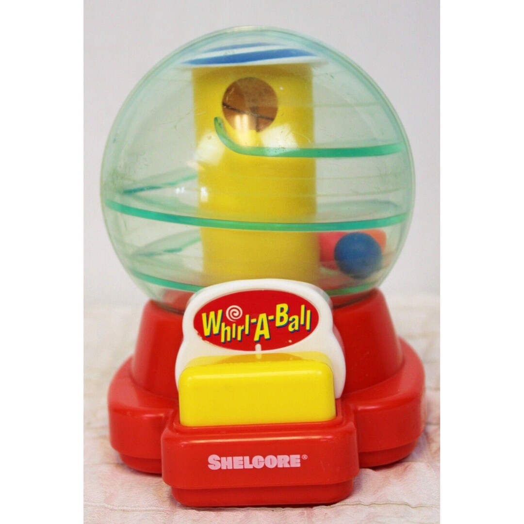 1993 Shelcore Whirl-a-ball Toy Roller Gumball Colorful Toddler Baby ...