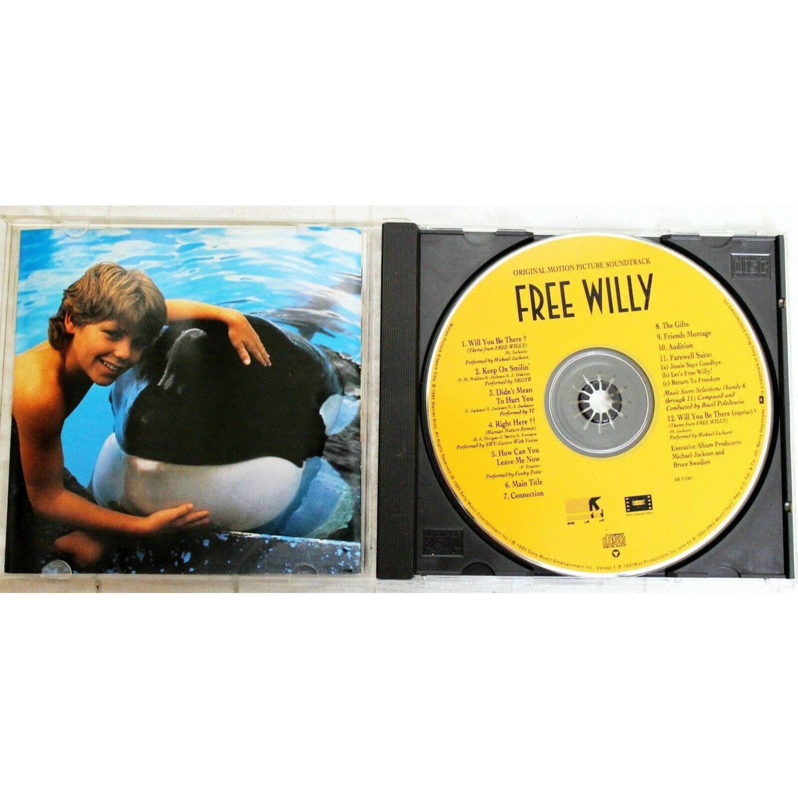 Free Willy Original Motion Picture Soundtrack CD Music Michael - Etsy