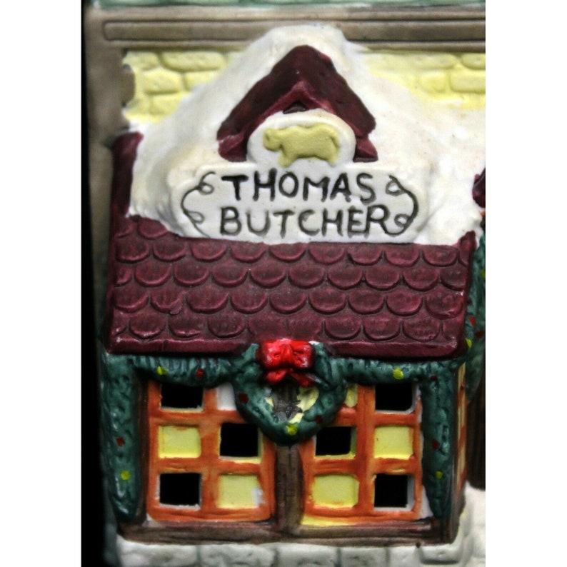 Vintage Thomas Butcher Village Main Street House Lighted - Etsy