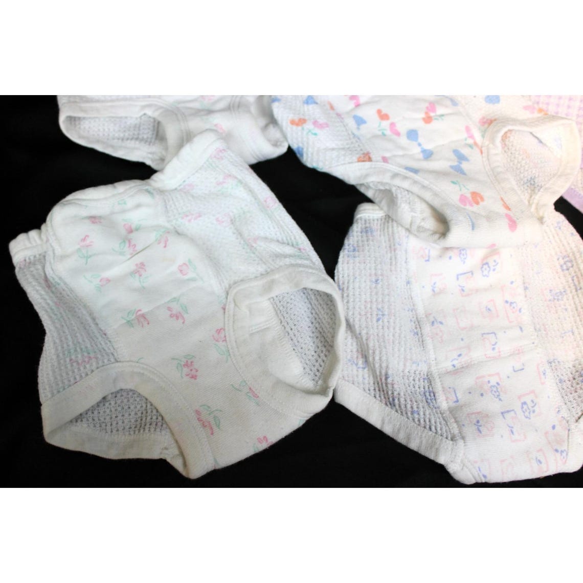 VTG Y2K 90s Gerber Cloth Training Pants 6 Pairs Sz 2/3 Washable Padded ...