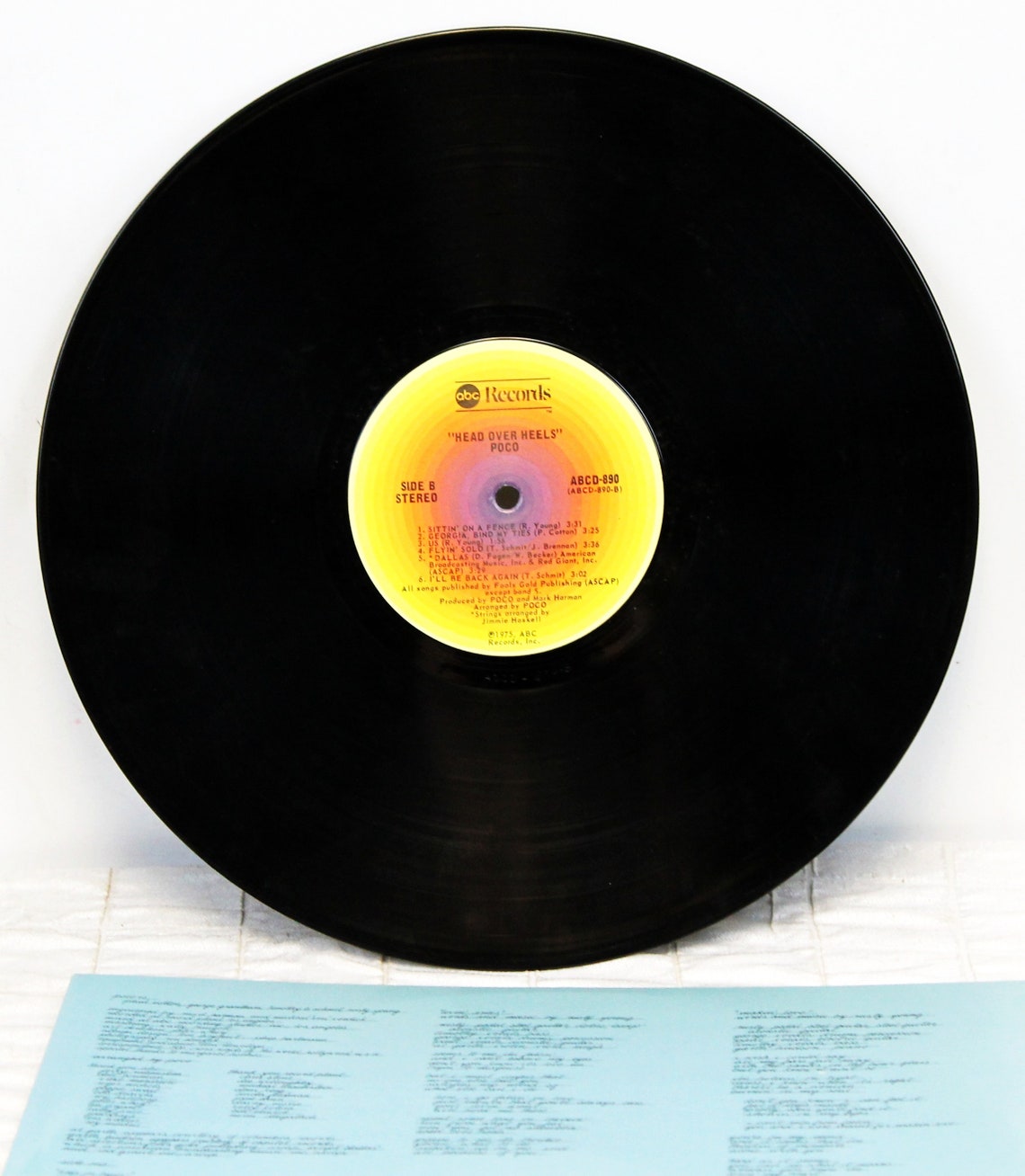 1975 Poco Head Over Heels ABC Label LP Vinyl Record | Etsy