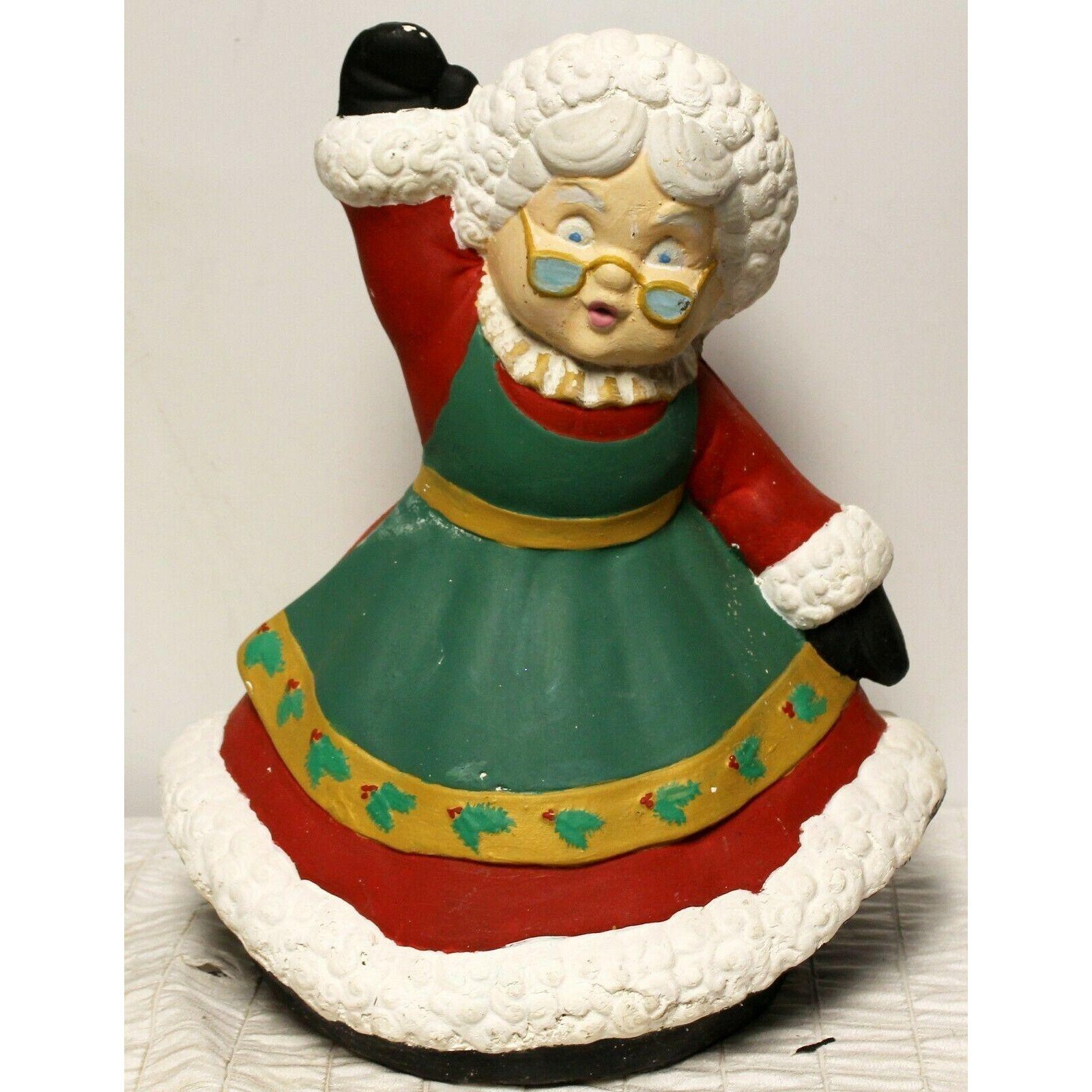 VTG 1960s/70s Plaster/chalk Ware Mrs Claus Statue Figurine | Etsy