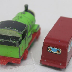 2 Thomas the Train Ertl 1987 1988 6 Green Engine Red Bus Bertie Percy ...