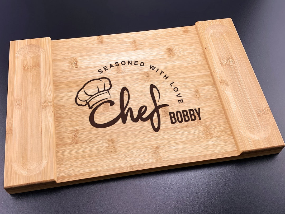 Wood Engraved Custom Cutting Board Chef Gift Personalized - Etsy