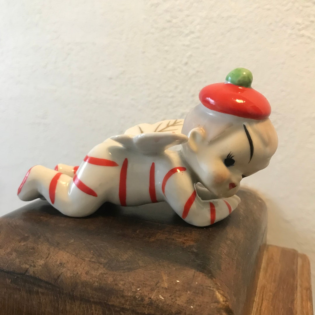 Rare Vintage Candy Stripe Pixie Angel Elf Mcm - Etsy