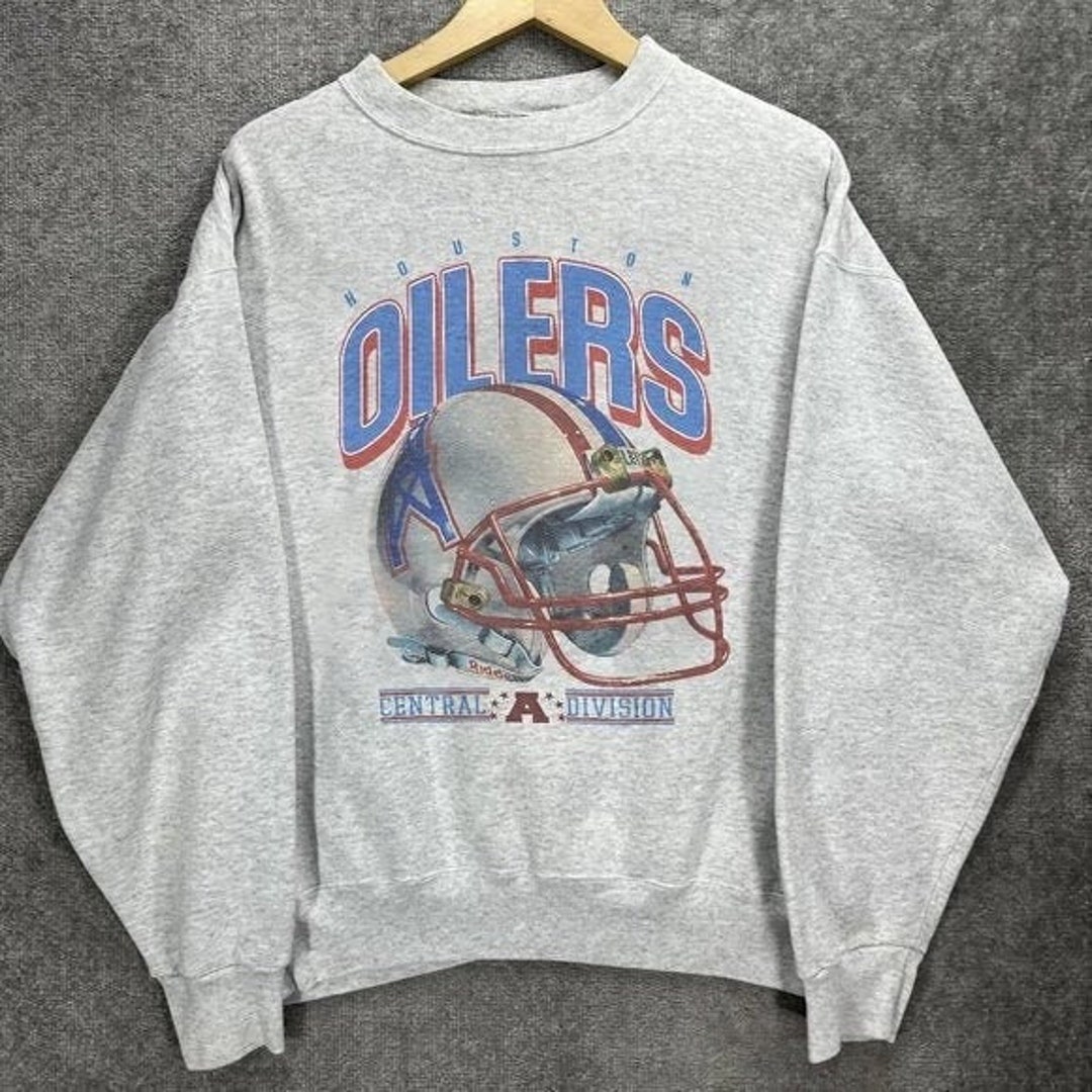 Vintage Houston Oilers Helmet Football Sweatshirt Houston - Etsy