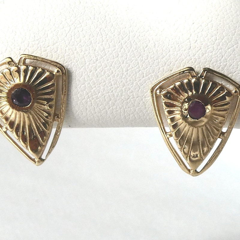 Shield Earrings - Etsy