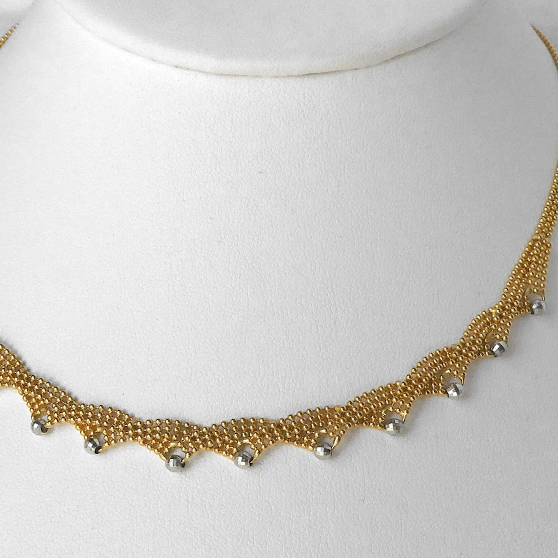 Gold Bib Necklace - Etsy