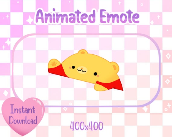 Animated Winnie the Pooh Inspired Bongo Cat Twitch/discord - Etsy