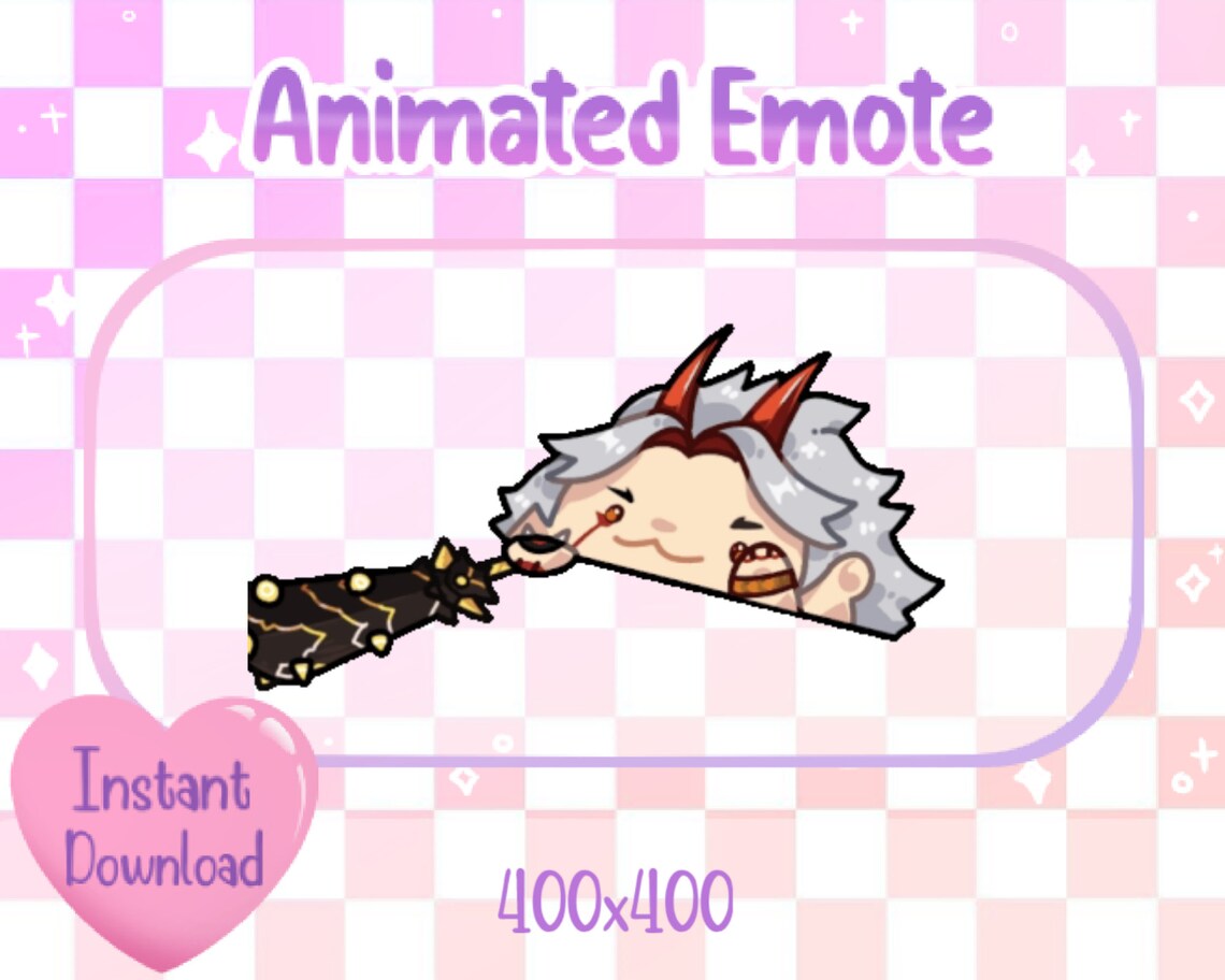 Animated Arataki Itto With Mace Bongo Cat - Genshin Impact Twitch ...