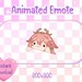 Animated Cute Koi Fish Pop Cat Twitch/discord Emote & Sticker - Etsy