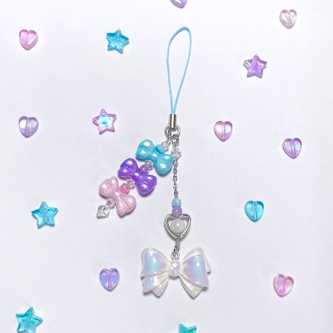 NEEDY STREAMER OVERLOAD Kangel Pink Blue & Purple Bows Handmade ...