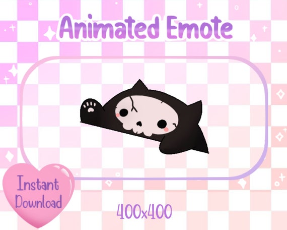 Animated Skeleton Bongo Cat Twitch/discord Emote & Sticker | Etsy