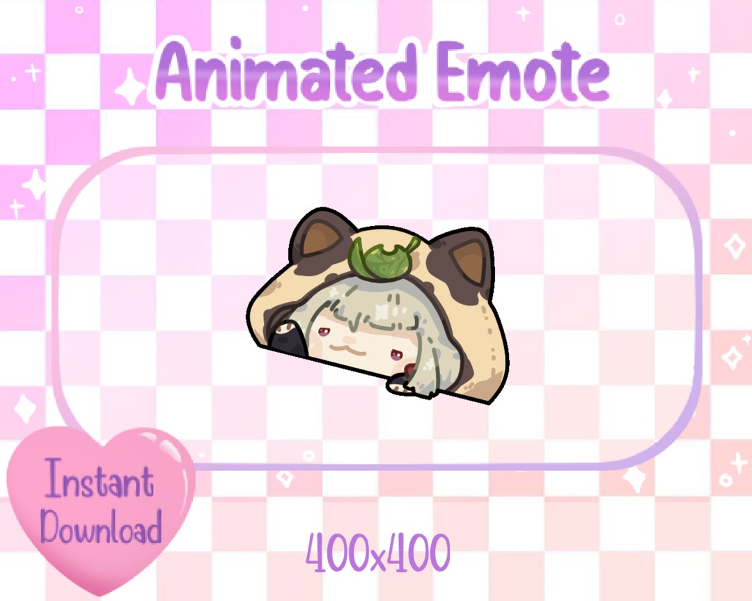 Animated Sayu Bongo Cat - Genshin Impact Twitch/discord Emote & Sticker ...