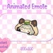 Animated Cute Koi Fish Pop Cat Twitch/discord Emote & Sticker - Etsy
