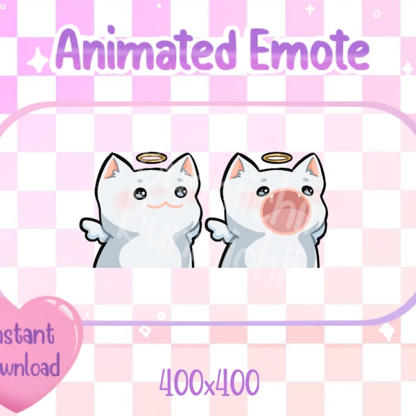 Angel Emote Animated - Etsy