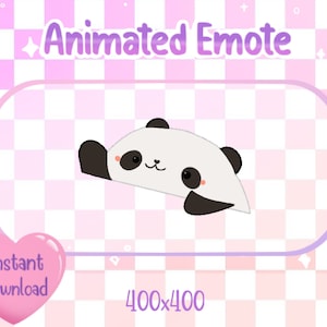 Animated Panda Bongo Cat Twitch/discord Emote & Sticker - Etsy