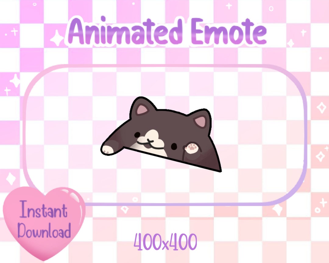 Animated Tuxedo Bongo Cat Twitch/discord Emote & Sticker - Etsy