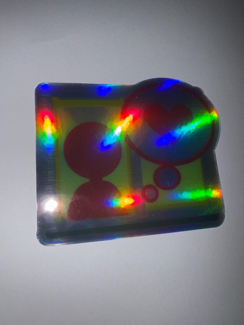 Tomodachi Life 3DS Sticker, Holographic Foil Kawaii Love - Etsy