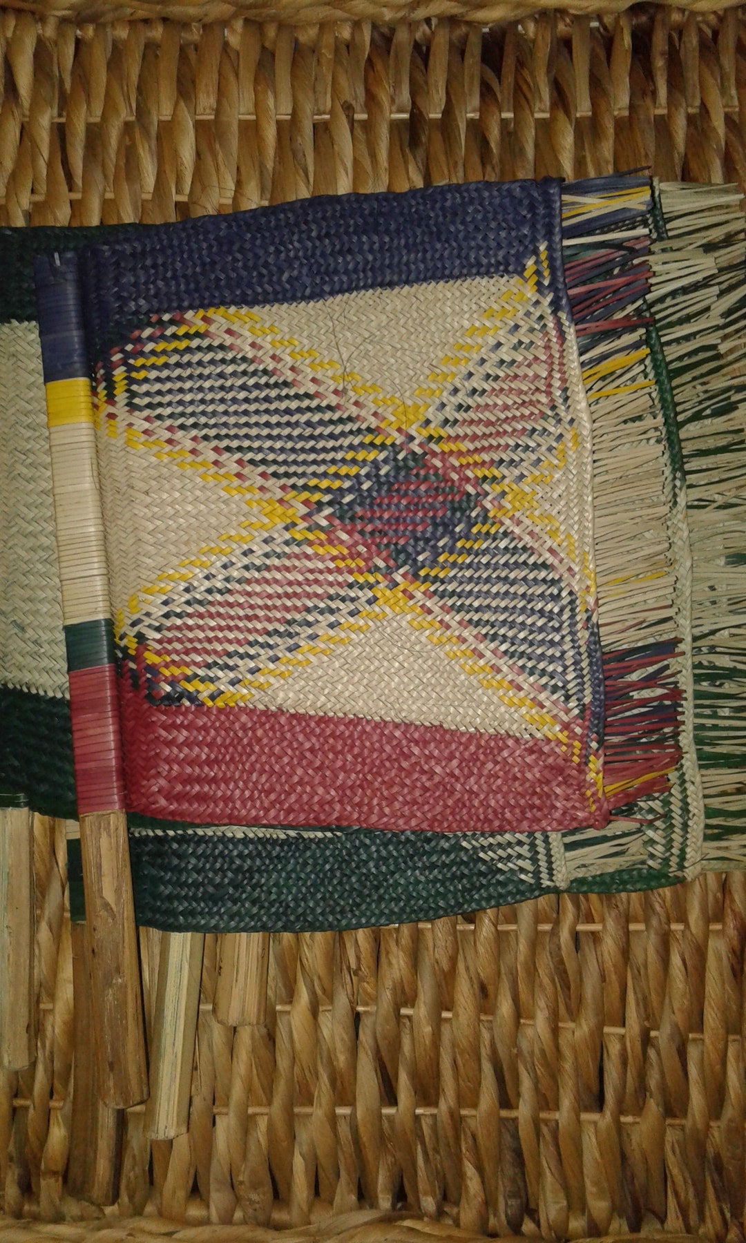 Handmade Straw Fan Hand Fan for Heatwave Mafici Natural West African ...