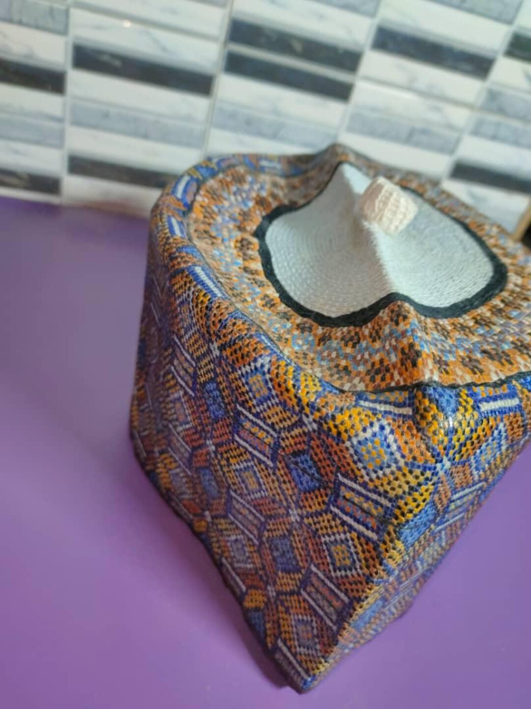 African Hausa Fulani Traditional Handmade Cap Nigerian Hat Tangaran ...