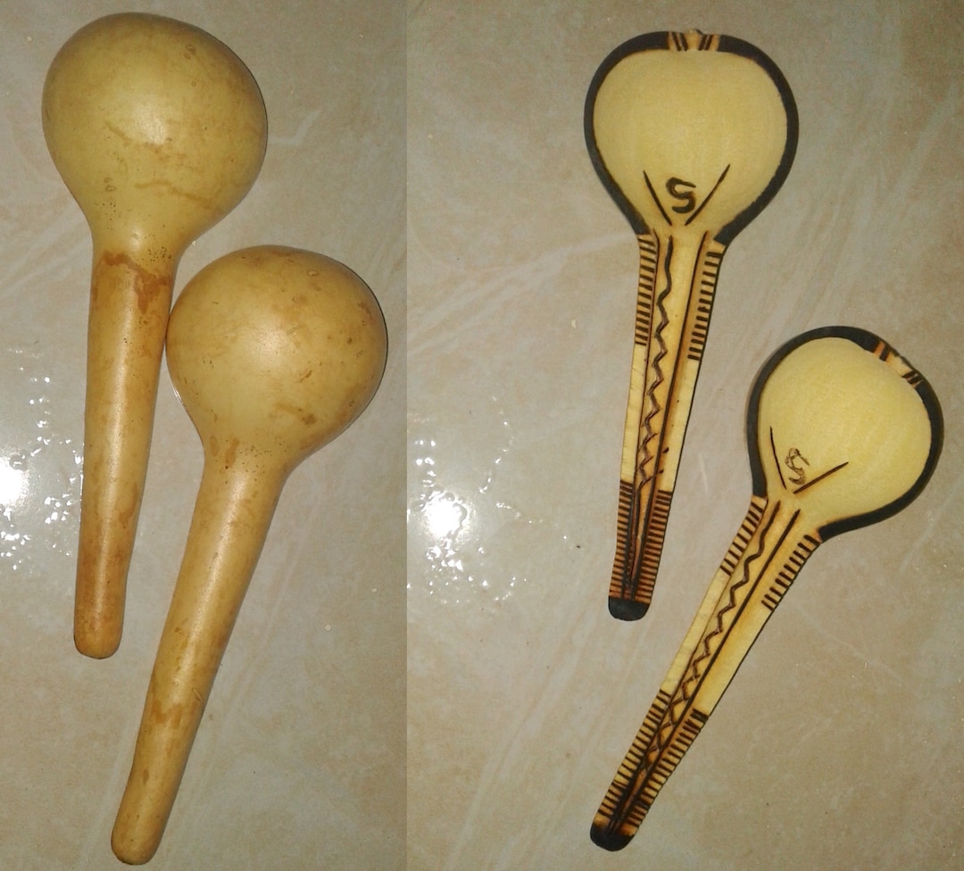 African Gourd Ludayi Calabash Ladle (soup/porridge Spoon) - Etsy