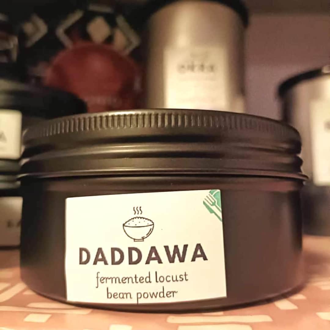 Hausa-style Daddawa Kalwa-grade / Dried Fermented Locust Bean Powder ...