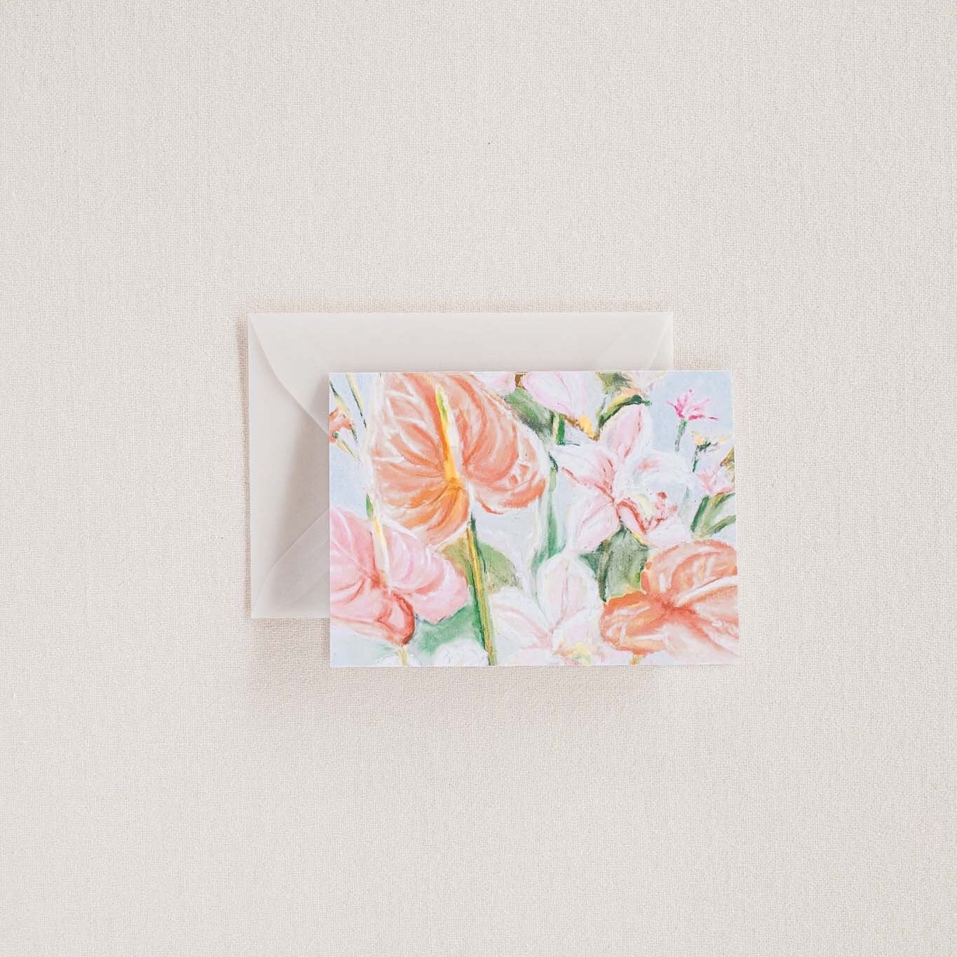 Thank You Card, Mini Note Cards, Stationery Set, Floral Note Cards ...