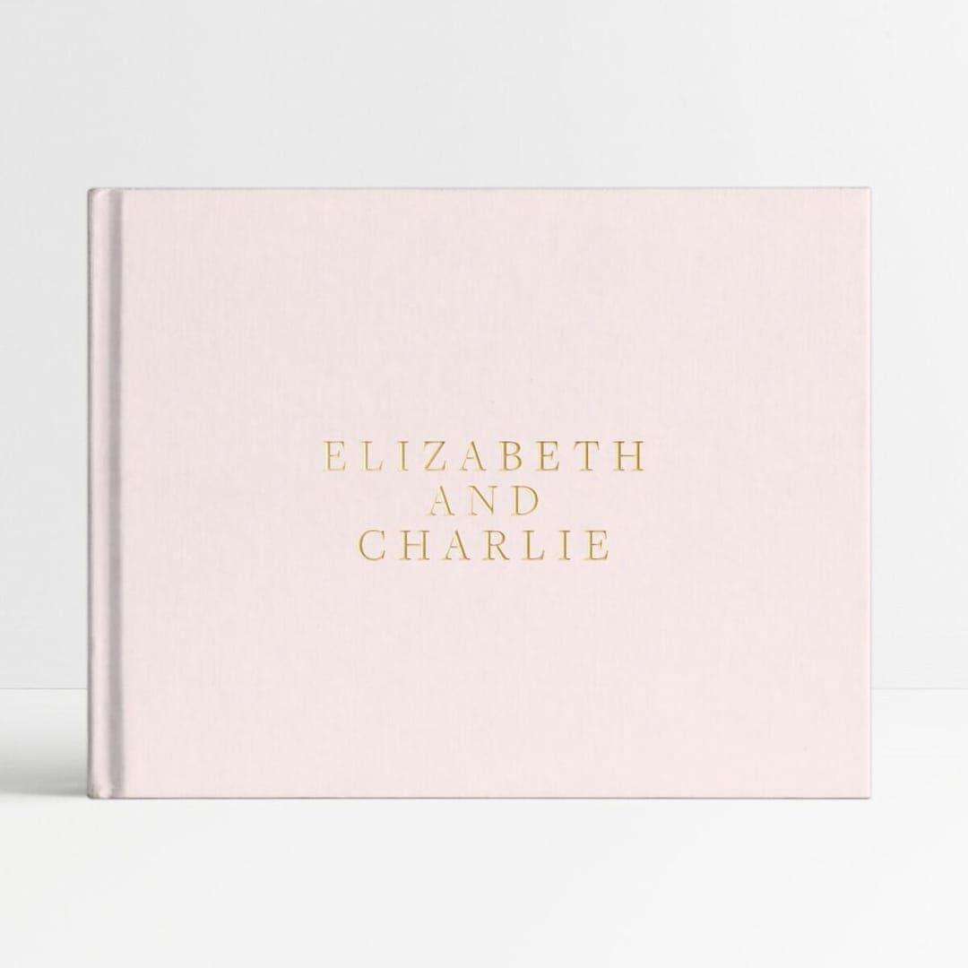 Wedding Guest Book, Personalized Wedding Guestbook, Wedding Guest Sign ...