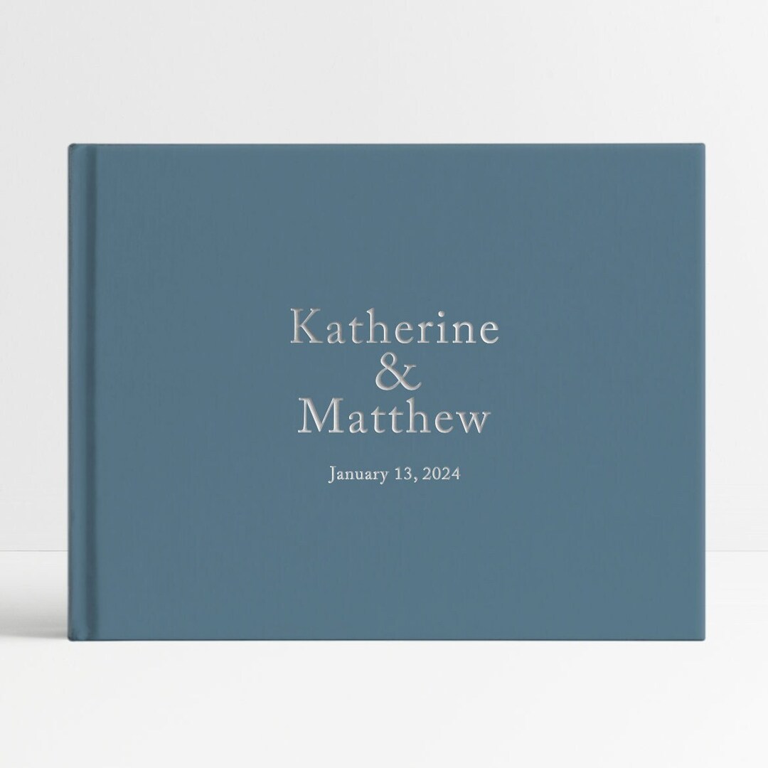 Custom Wedding Guest Book, Reception Guestbook, Wedding Guest Sign in ...