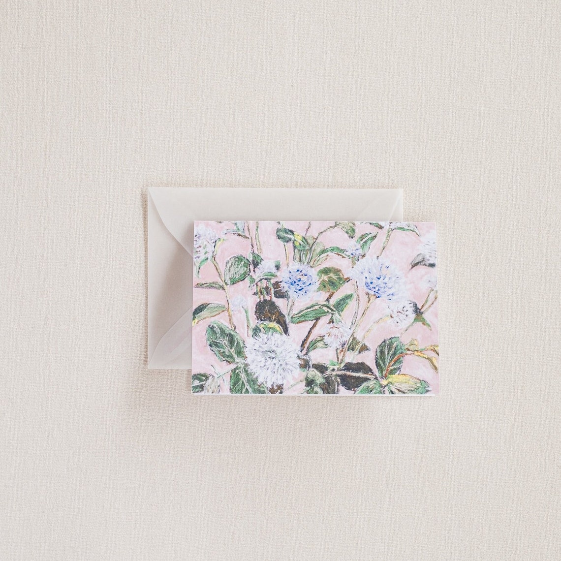 Thank You Card, Mini Note Cards, Stationery Set, Floral Note Cards ...