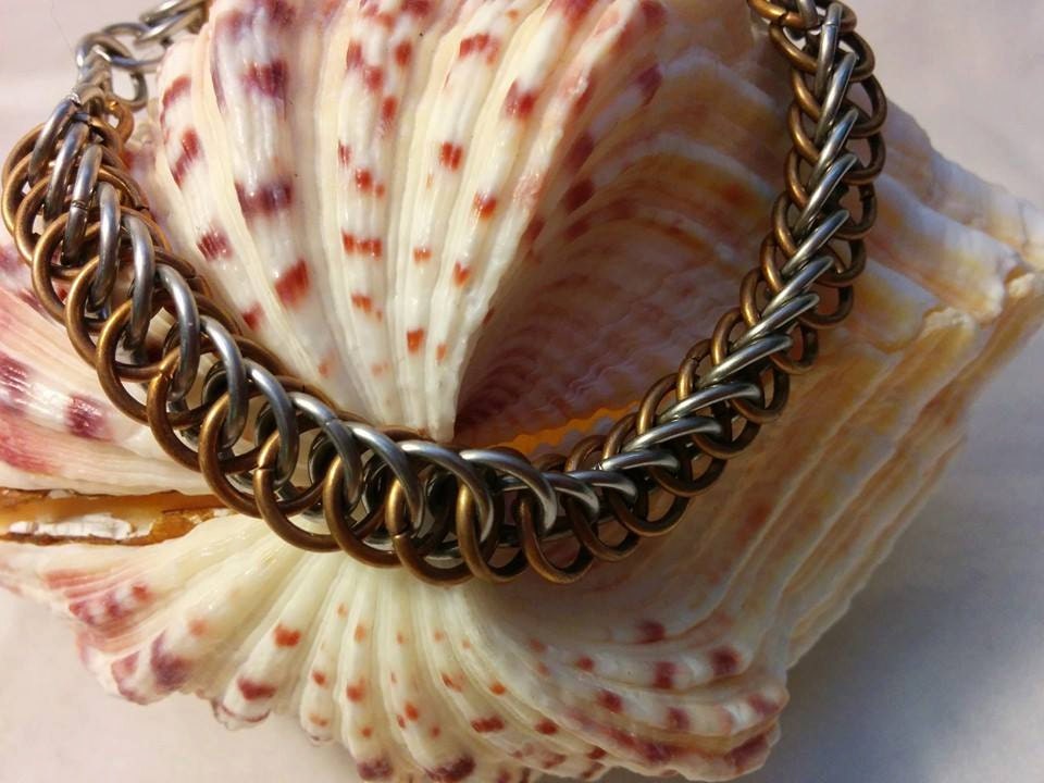 Bracciale semi-persiano oro & argento - Etsy Italia