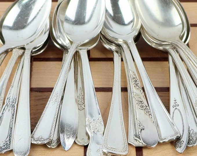 Choice of 1 Vintage Silverplate Fancy Pattern Sugar Spoon - Etsy