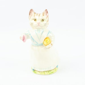 Tabitha Twitchit Beatrix Potter Beswick Figurine, Vintage Cat Figure - Etsy
