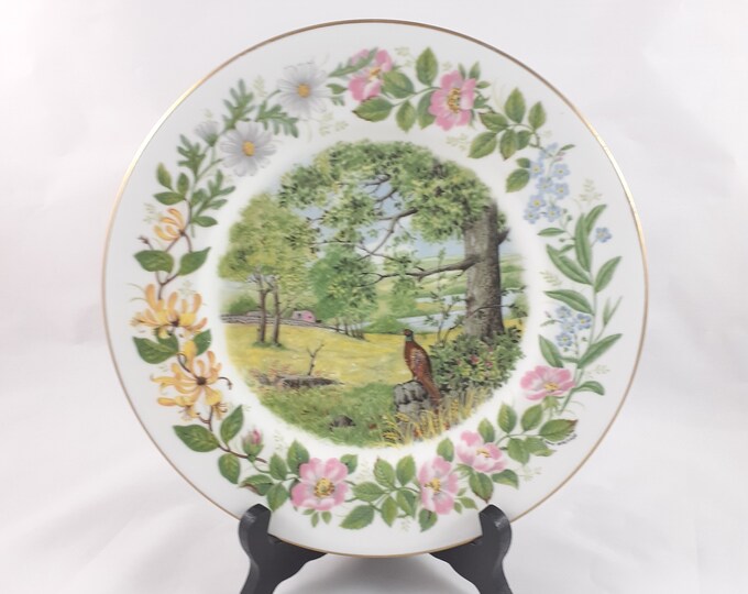 Coalport Woodland Seasons Fine Bone China 9 Plate Signed Tony Heritage ...