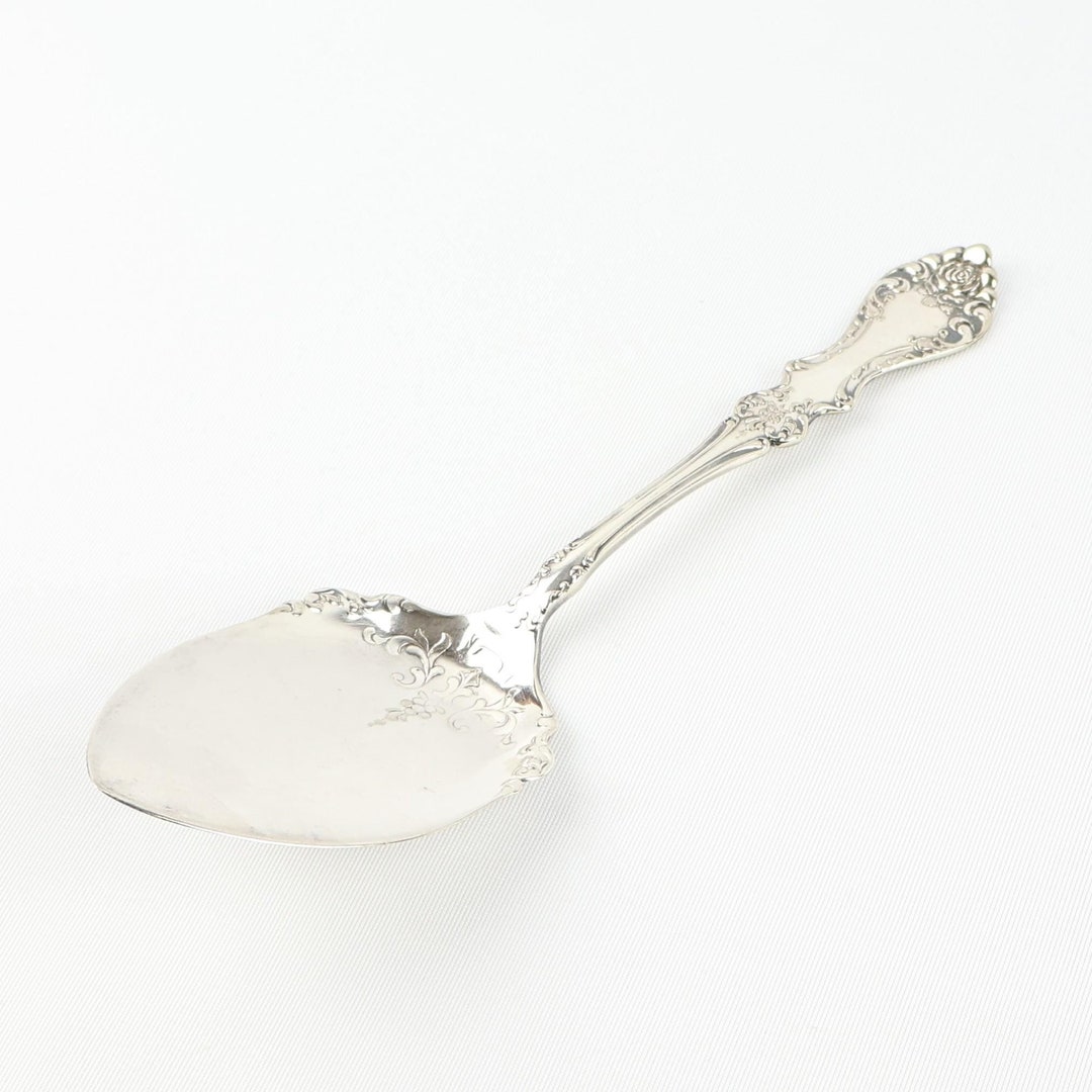 Vintage Pie Server With Rose Design, Cake Server, Silver Plate ...