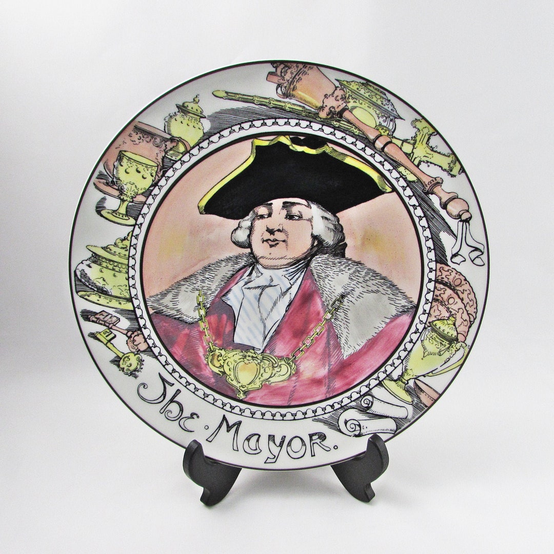 Royal Doulton Professional Series Plate the Mayor Cabinet - Etsy