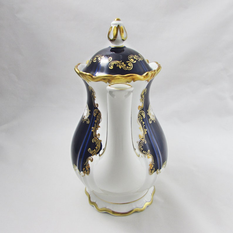 Reichenbach Coffee Pot Echt Kobalt Tea Pot Bone China | Etsy Canada