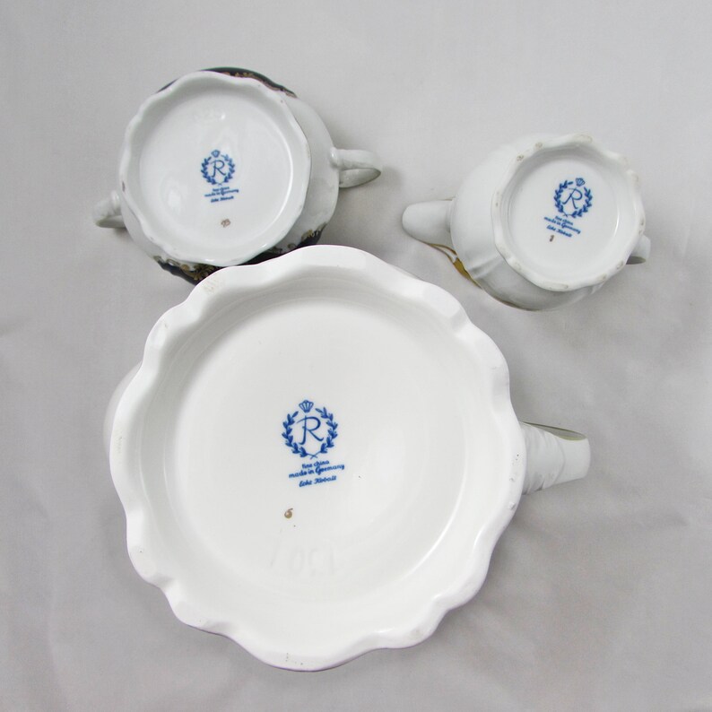 Reichenbach Coffee Pot Echt Kobalt Tea Pot Bone China | Etsy Canada