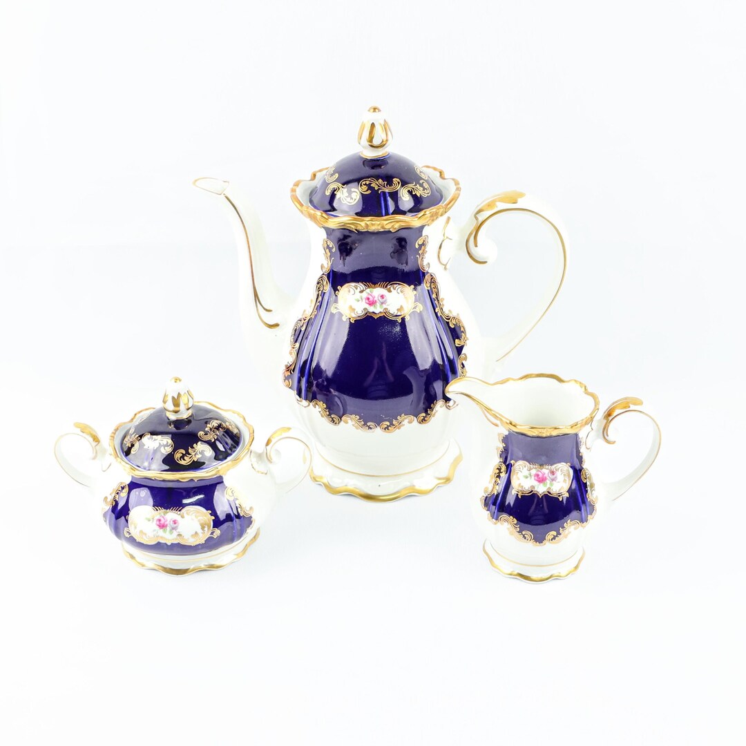 Reichenbach Coffee Pot, Echt Kobalt, Tea Pot, Bone China Teapot ...